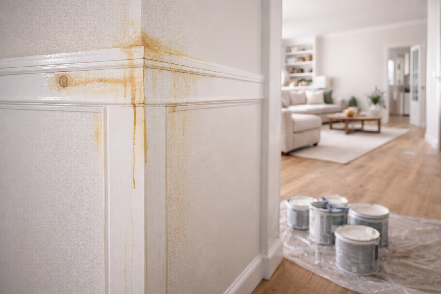 FAQs About Paint Bleeding, Tannin Stains, and Wood Discoloration ...