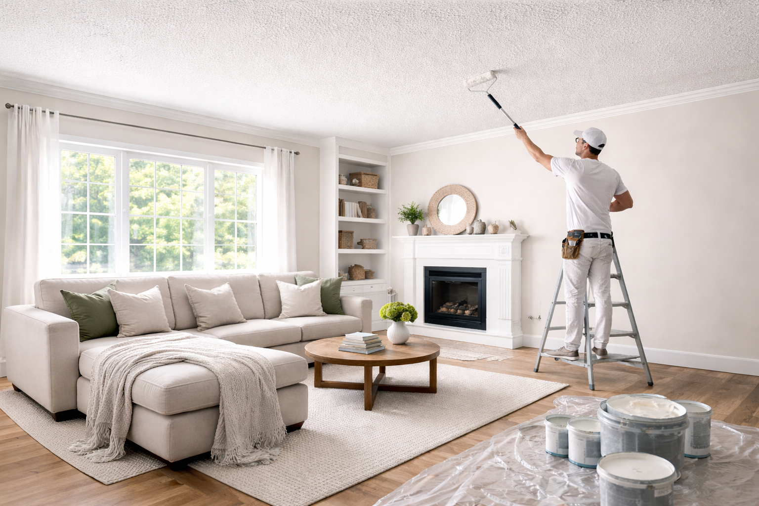 Frequently Asked Questions About Painting Textured Ceilings and Popcor ...