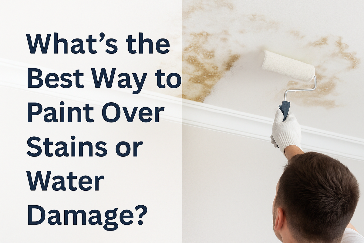 What’s the Best Way to Paint Over Stains or Water Damage? – Randall's