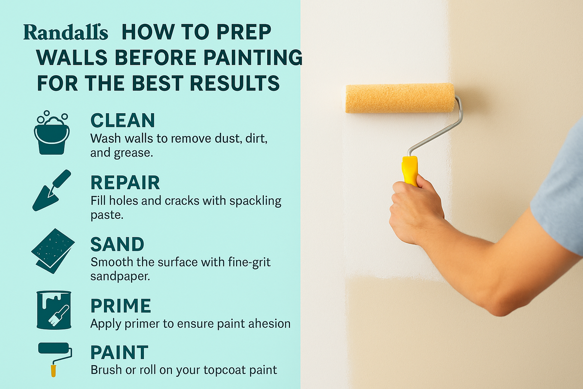 How to Prep Walls Before Painting for the Best Results – Randall's