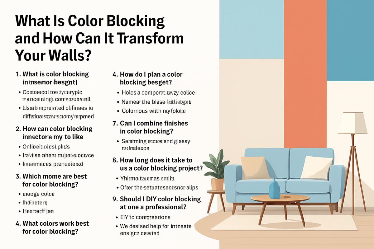 What Is Color Blocking and How Can It Transform Your Walls? – Randall's