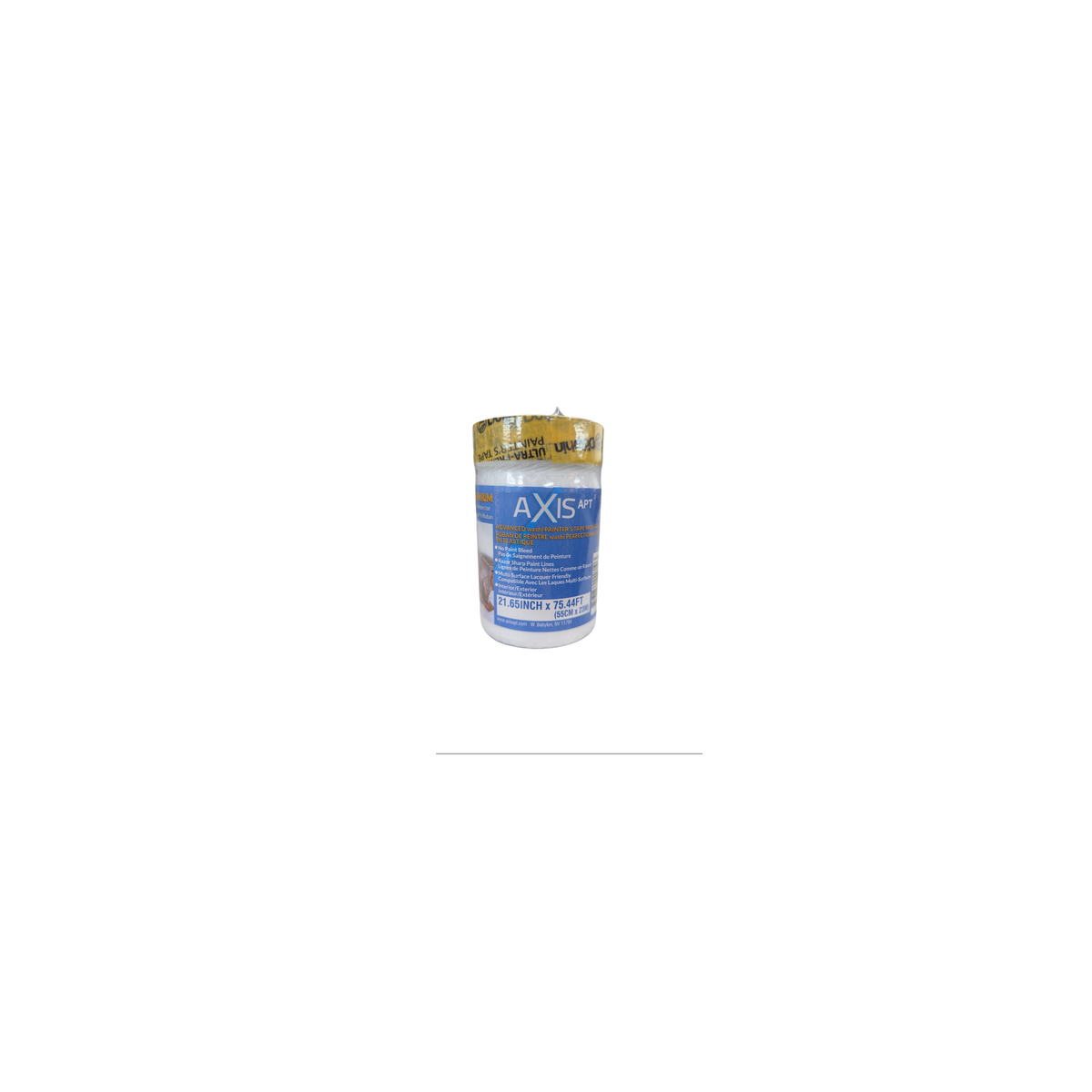 WASHI PAINTERS TAPE WITH PLASTIC DROP CLOTH 21.65inch – Randall's